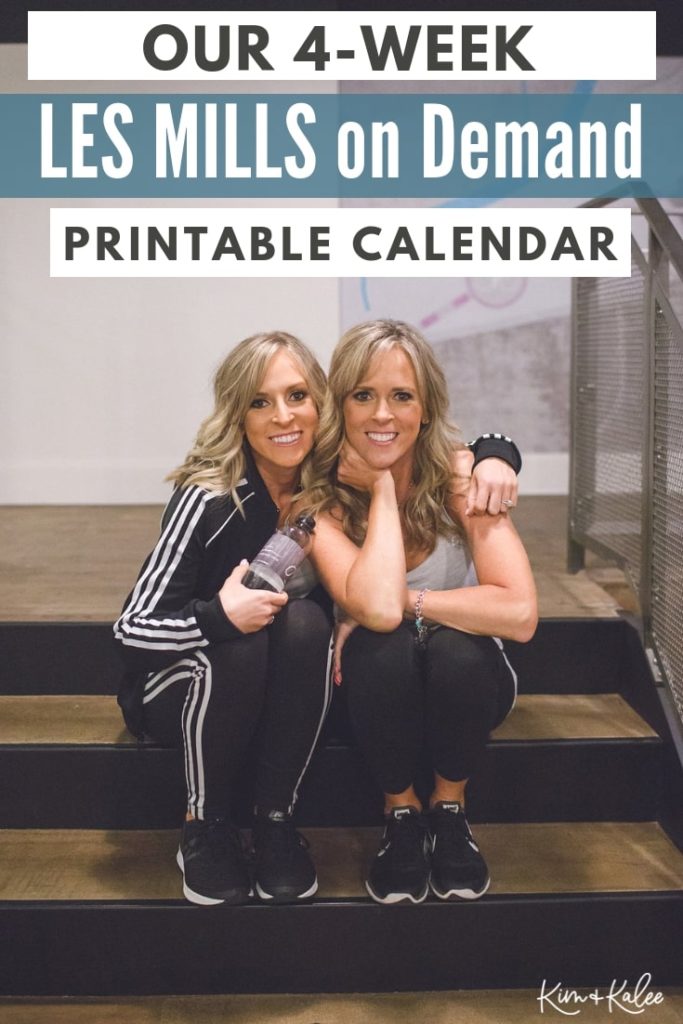 LES MILLS on Demand Workout Calendar - Free Printable