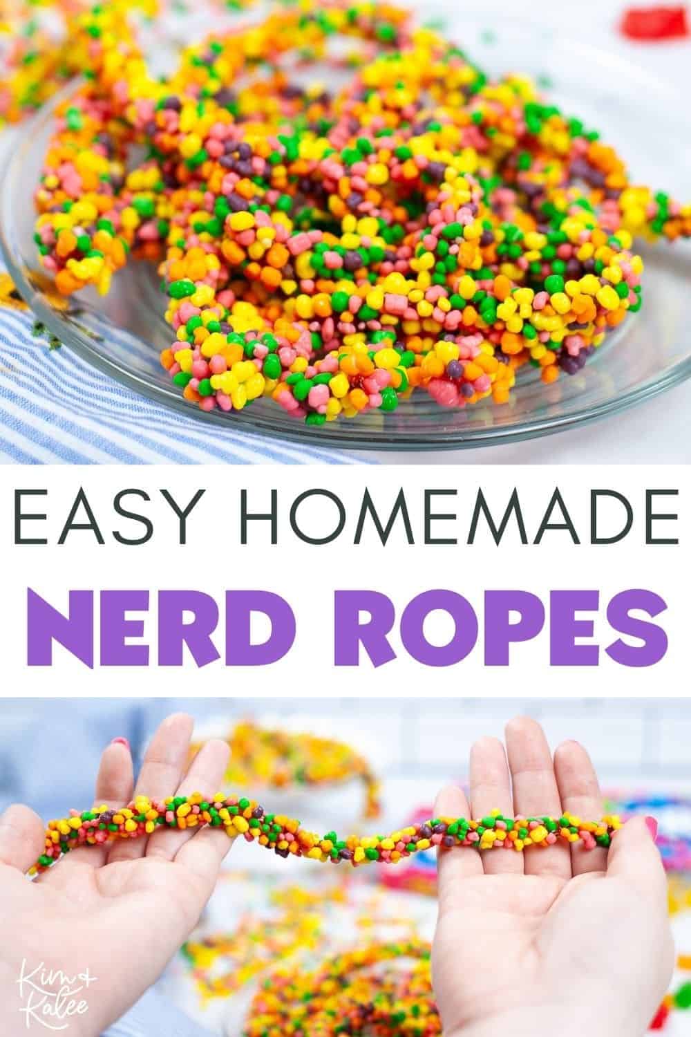 How to Make Homemade Nerds Ropes Candy (2 Ingredients!)