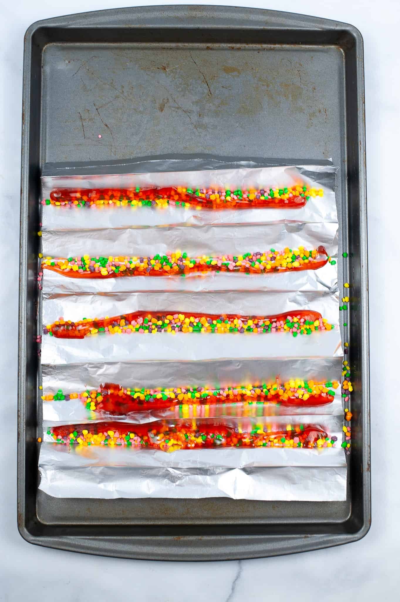 How to Make Homemade Nerds Ropes Candy (2 Ingredients!)