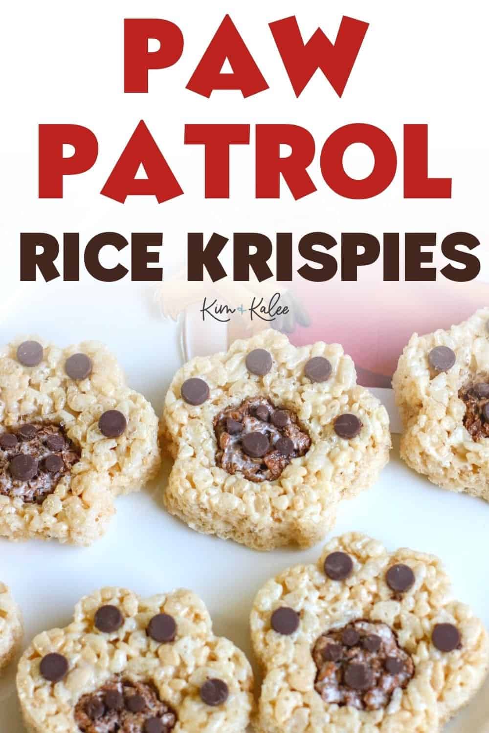 Easy Paw Patrol Rice Krispie Treats for Parties - Happy Life Ideas