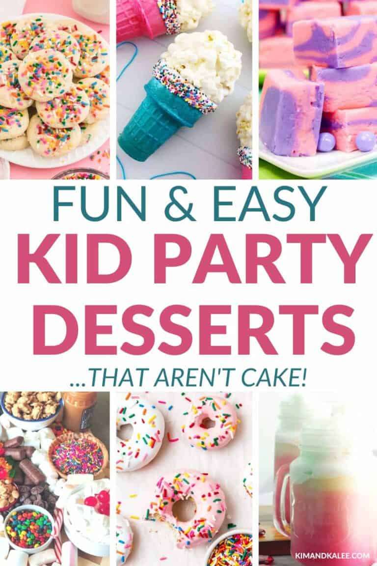 Top 50 Kids Party Desserts That Aren't Cake